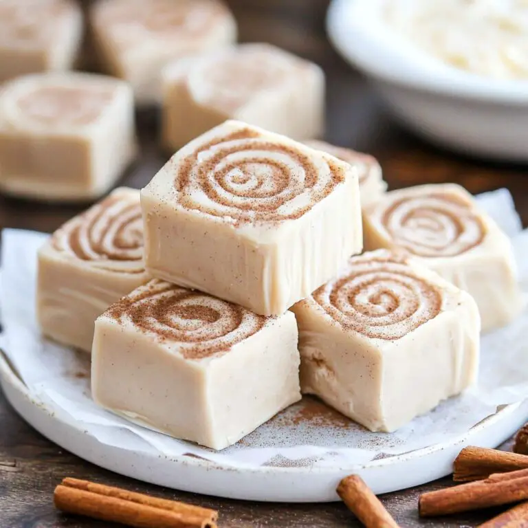 Cinnamon Roll Fudge with Maple Drizzle - Friendlywell