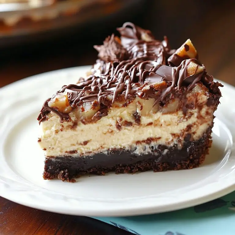 Decadent German Chocolate Cheesecake - Friendlywell