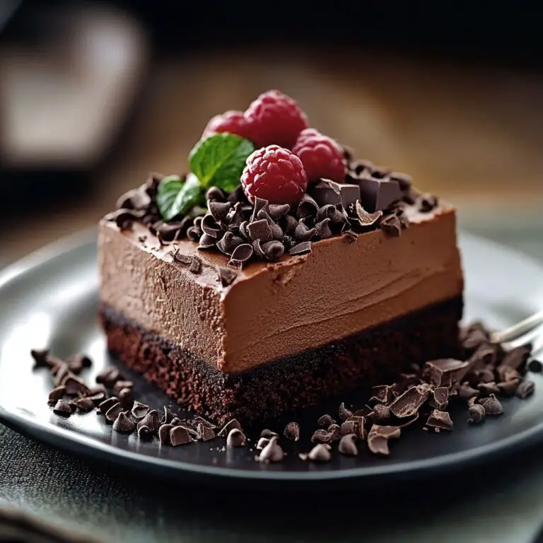 Decadent Chocolate Mousse Cake - Friendlywell