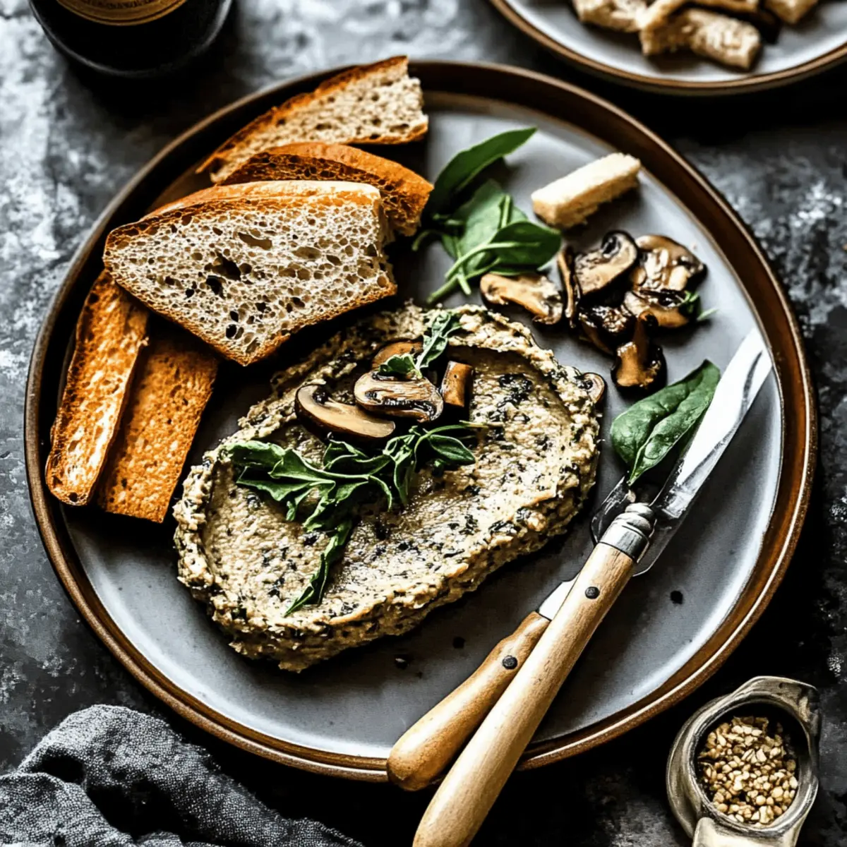 Irresistible Creamy Mushroom Pâté for Charcuterie Boards