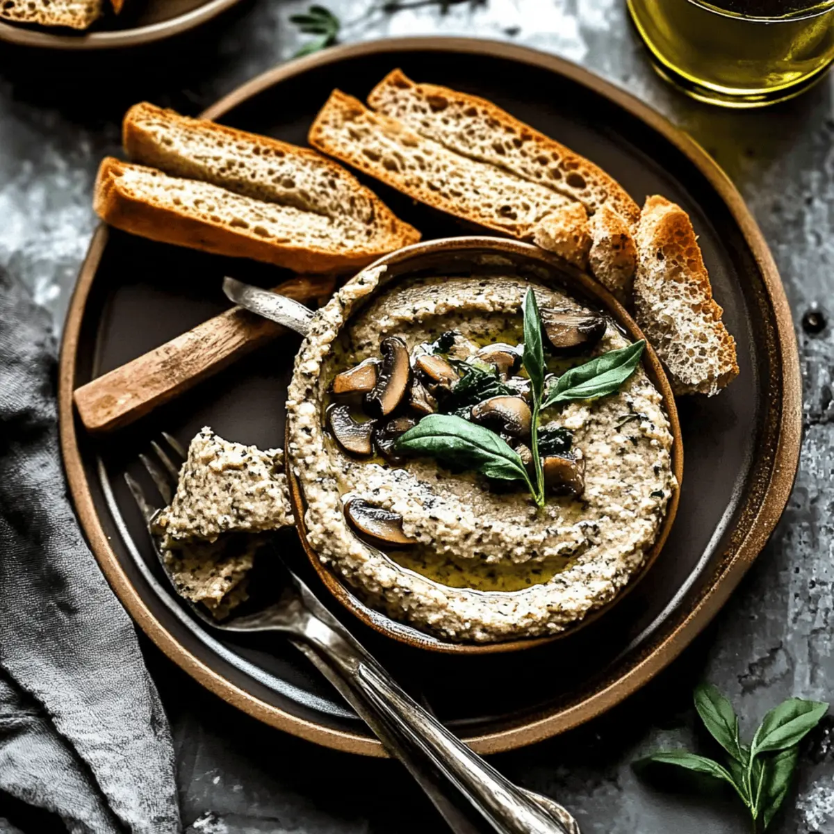 Irresistible Creamy Mushroom Pâté for Charcuterie Boards